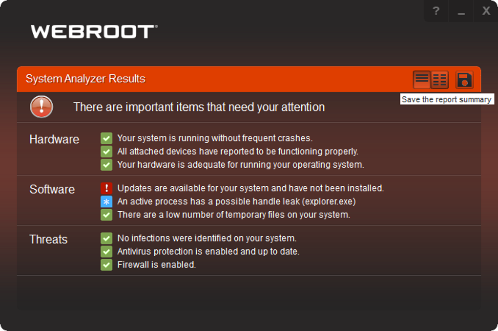 Webroot System Analyzer - Download